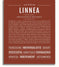 Linnea | Name Art Print – Name Stories