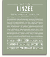 Linzee | Name Art Print – Name Stories