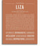 Liza | Name Art Print – Name Stories