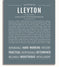 Lleyton Personalized Name Meaning Art Prints – Name Stories