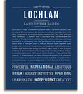 Lochlan | Name Art Print – Name Stories
