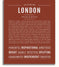 London (female) | Name Art Print – Name Stories