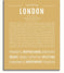 London (female) | Name Art Print – Name Stories