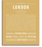 London (female) | Name Art Print – Name Stories