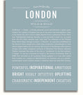 London (female) | Name Art Print – Name Stories