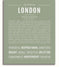 Name Stories® | Personalized Name Meaning Art Prints – London
