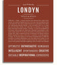 Londyn | Name Art Print – Name Stories