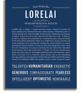 Lorelai | Name Art Print – Name Stories