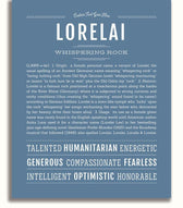 Lorelai | Name Art Print – Name Stories