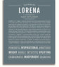 Lorena | Name Art Print – Name Stories