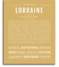 Lorraine | Name Art Print – Name Stories