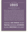 Louis Personalized Name Meaning Art Prints – Name Stories