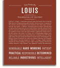 Louis | Name Art Print – Name Stories