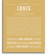 Louis | Name Art Print – Name Stories