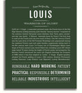 Louis | Name Art Print – Name Stories
