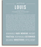 Louis | Name Art Print – Name Stories