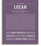 Lucan Personalized Name Meaning Art Prints – Name Stories