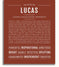 Lucas | Name Art Print – Name Stories