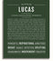 Lucas | Name Art Print - Personalized Custom Gifts – Name Stories