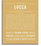 Lucca (male) | Name Art Print – Name Stories