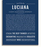Luciana | Name Art Print – Name Stories
