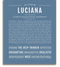 Luciana | Name Art Print – Name Stories