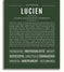 Lucien | Name Art Print – Name Stories