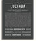 Lucinda | Name Art Print – Name Stories
