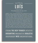 Luis | Name Art Print – Name Stories
