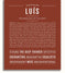 Luis | Name Art Print – Name Stories