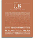 Luis | Name Art Print – Name Stories
