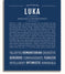 Luka | Name Art Print – Name Stories