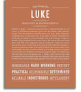 Luke | Name Art Print – Name Stories