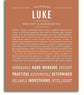 Luke | Name Art Print – Name Stories