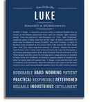 Luke | Name Art Print – Name Stories