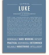 Luke | Name Art Print – Name Stories