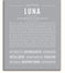 Luna | Name Art Print – Name Stories