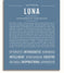 Luna | Name Art Print – Name Stories