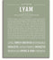 Lyam | Name Art Print – Name Stories