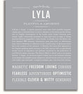 Lyla | Name Art Print – Name Stories