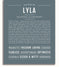 Lyla | Name Art Print – Name Stories