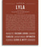 Lyla | Name Art Print – Name Stories