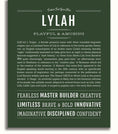 Lylah | Name Art Print – Name Stories