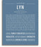 Lyn | Name Art Print – Name Stories
