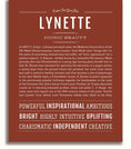 Lynette | Name Art Print – Name Stories