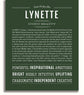 Lynette | Name Art Print – Name Stories