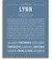 Lynn | Name Art Print – Name Stories