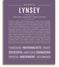 Lynsey | Name Art Print – Name Stories