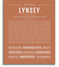 Lynsey | Name Art Print – Name Stories