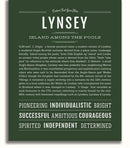 Lynsey Personalized Name Meaning Art Prints – Name Stories